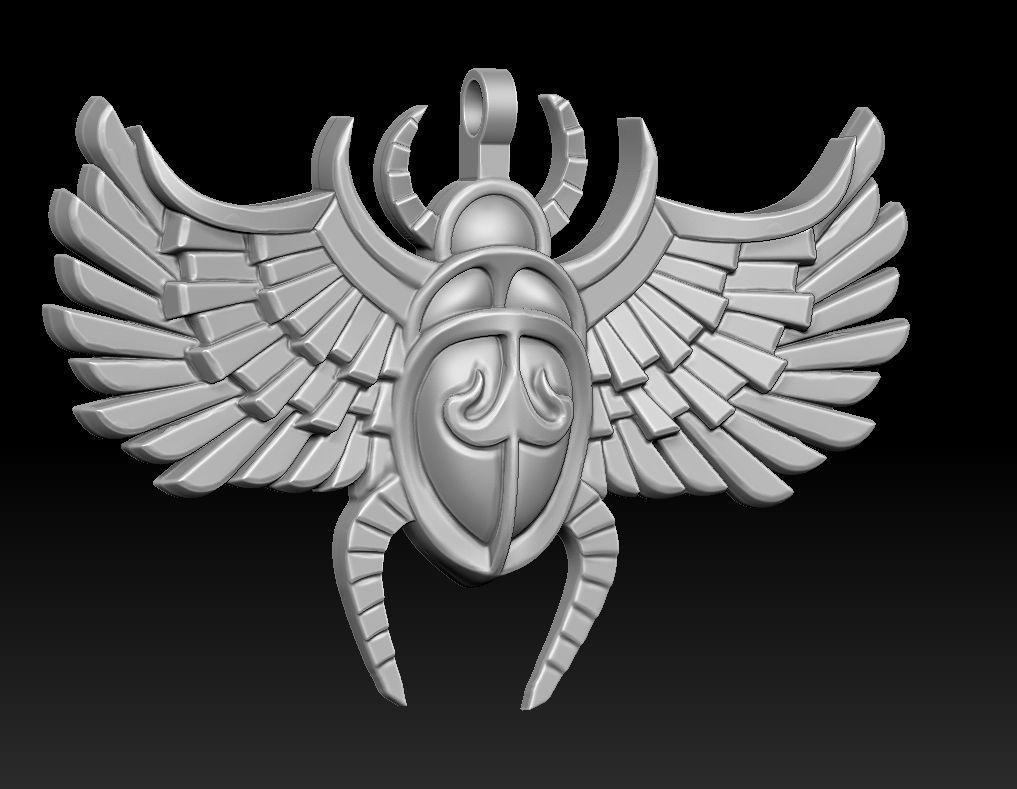 scarab bas-relief 3d print 3D model 3D printable | CGTrader