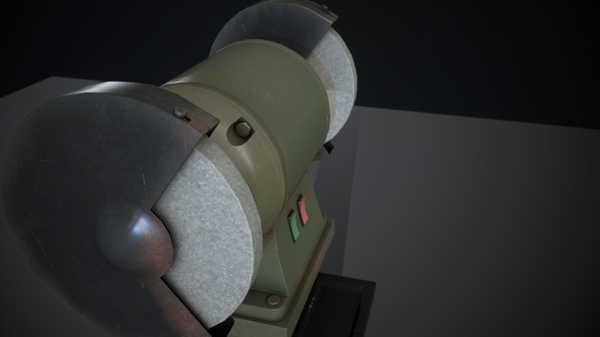 3D model Grinder VR / AR / low-poly rigged | CGTrader