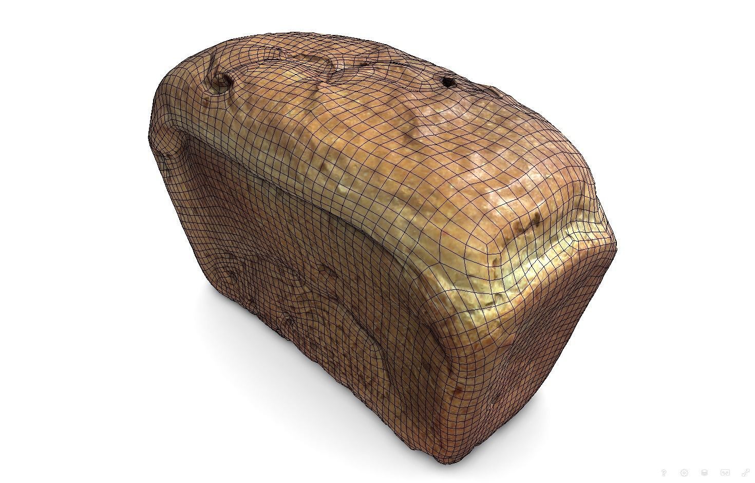 3D model 3D Loaf of bread PBR scan VR / AR / low-poly | CGTrader