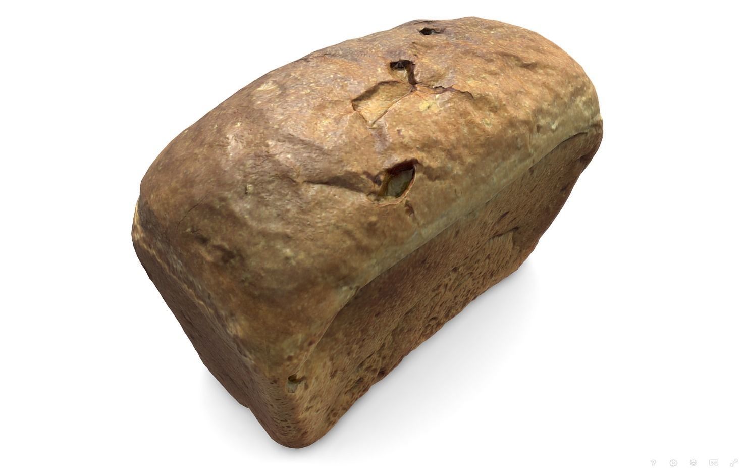 3D model 3D Loaf of bread PBR scan VR / AR / low-poly | CGTrader