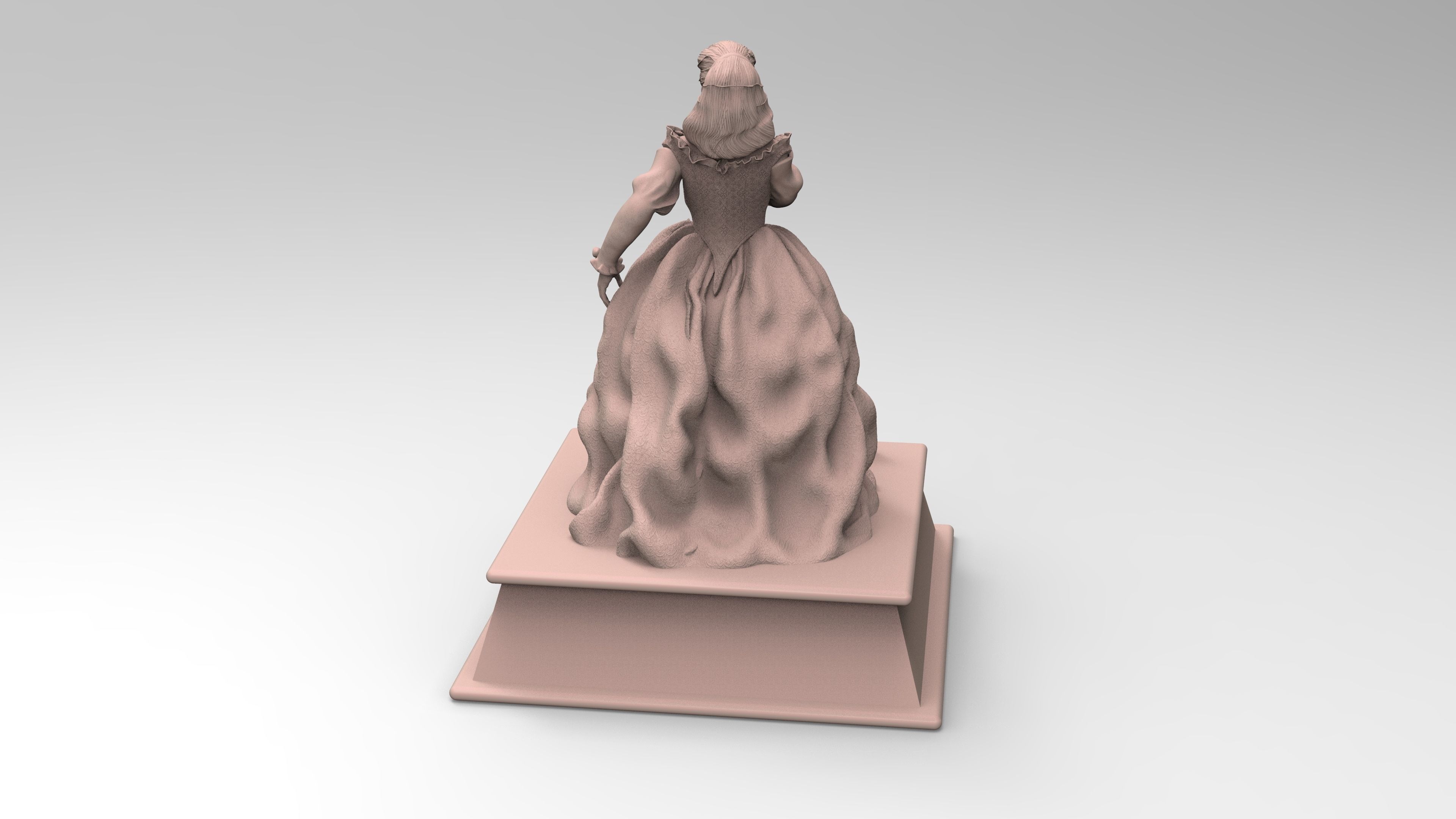 Sculpture of Sarah From Labyrinth 3D model 3D printable | CGTrader