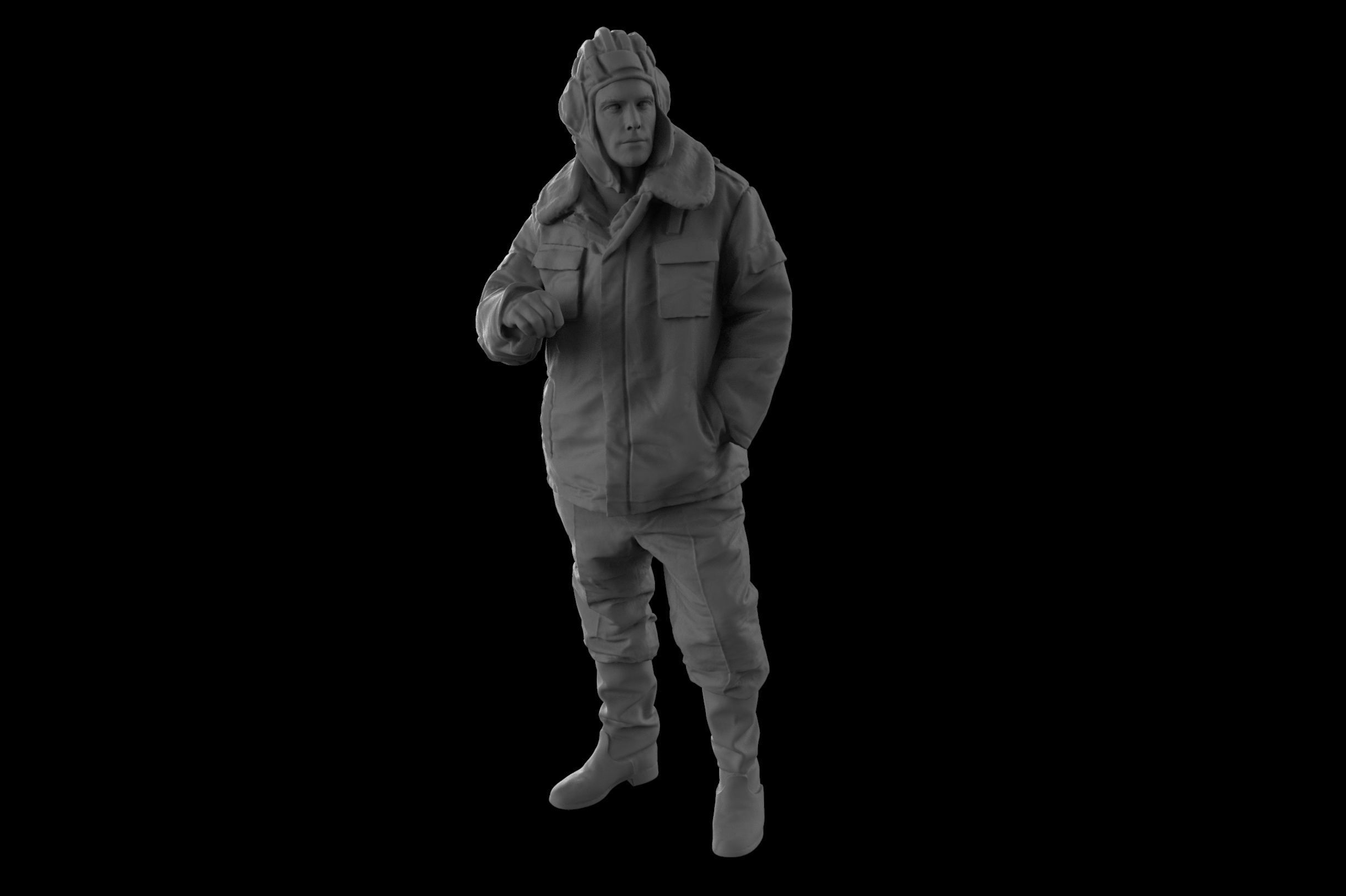 Tank Crew 35 120mm scale 3D model 3D printable | CGTrader