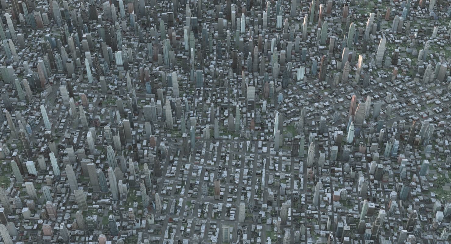 Real Time City 16 3D model | CGTrader