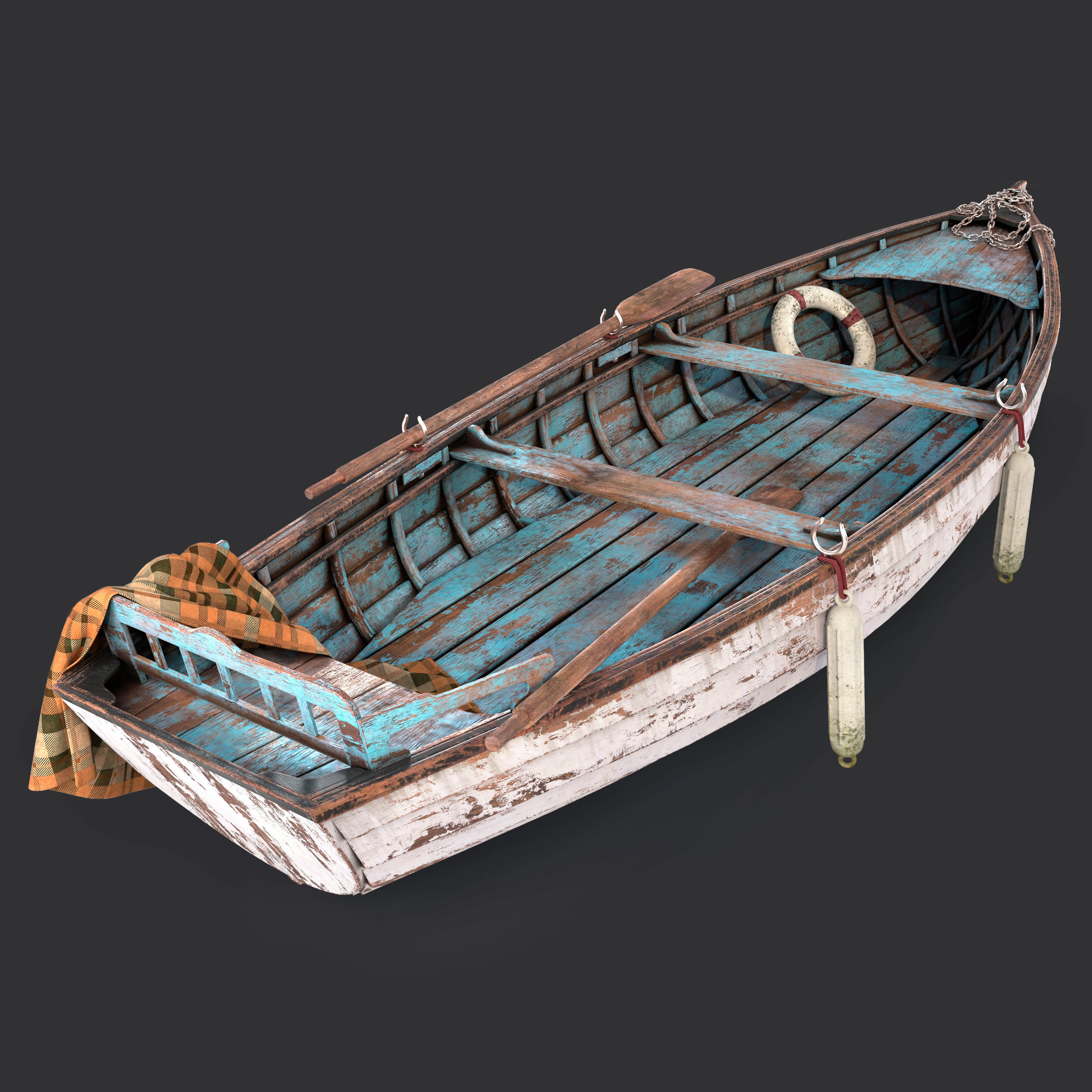 Old boat 3D model | CGTrader