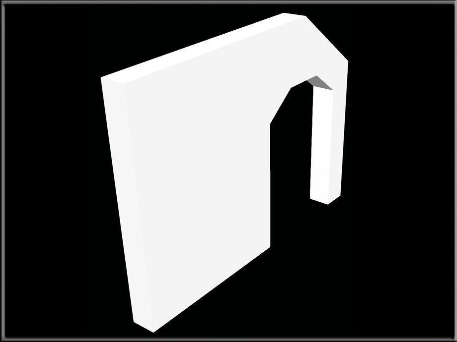 3D model Triangular shaped Arch 07 VR / AR / low-poly | CGTrader