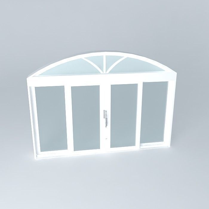 window arch free 3D model | CGTrader