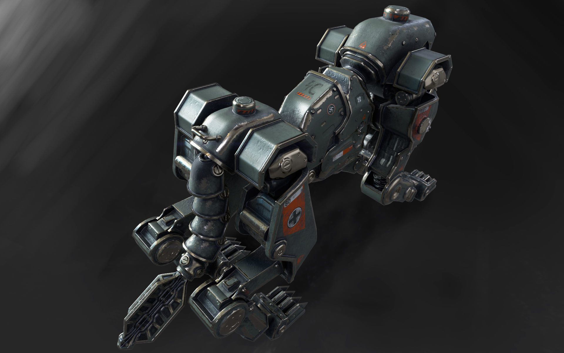 3D Panzerhund 1960 3D model | CGTrader