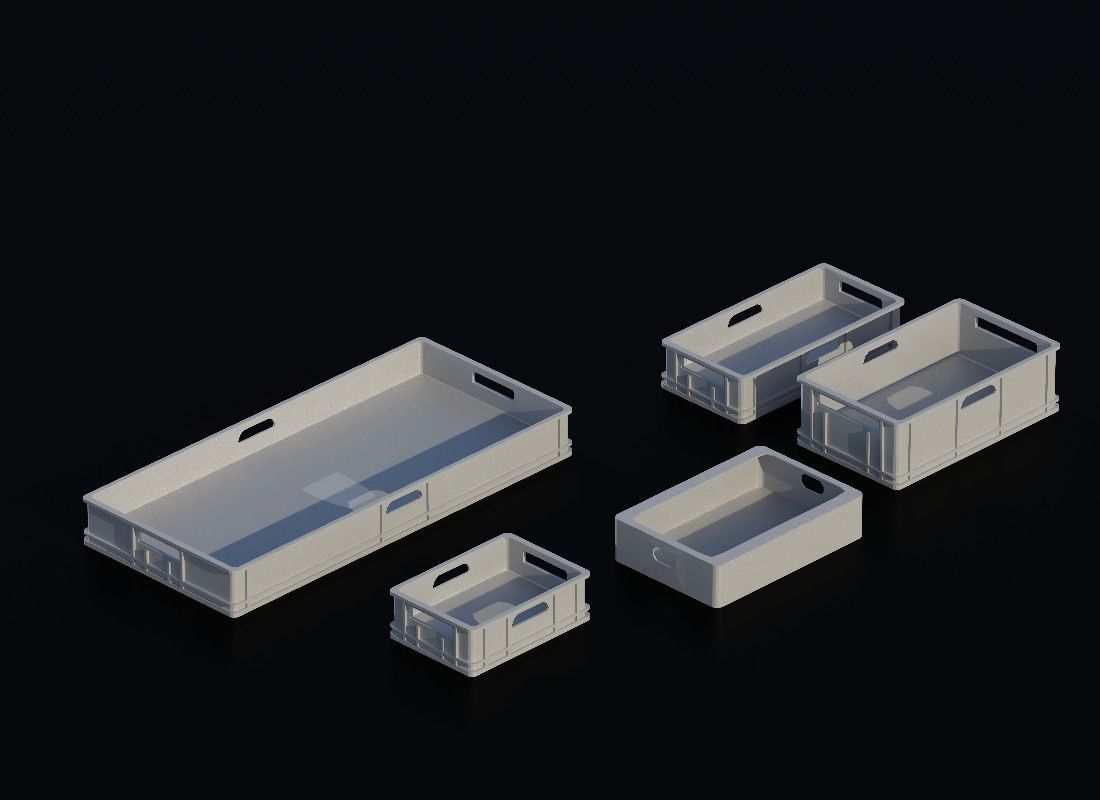 3D model Plastic Box 01 VR / AR / low-poly | CGTrader