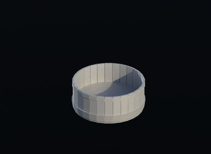 3D model Trough 02 VR / AR / low-poly | CGTrader