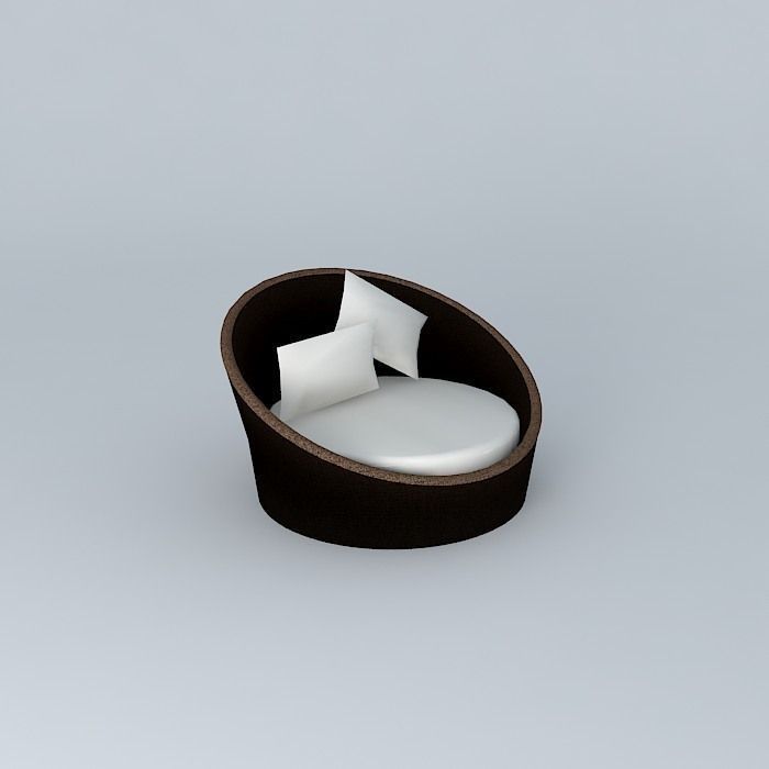 Chaise Goa Tidelli free 3D model | CGTrader