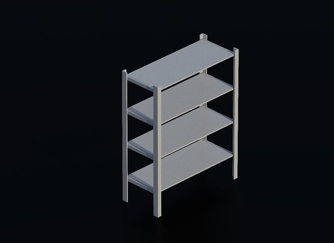 3D model Shelf 03 VR / AR / low-poly | CGTrader