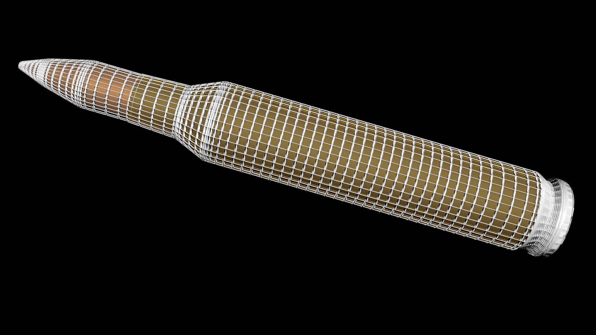 M16 Bullet 3D model | CGTrader