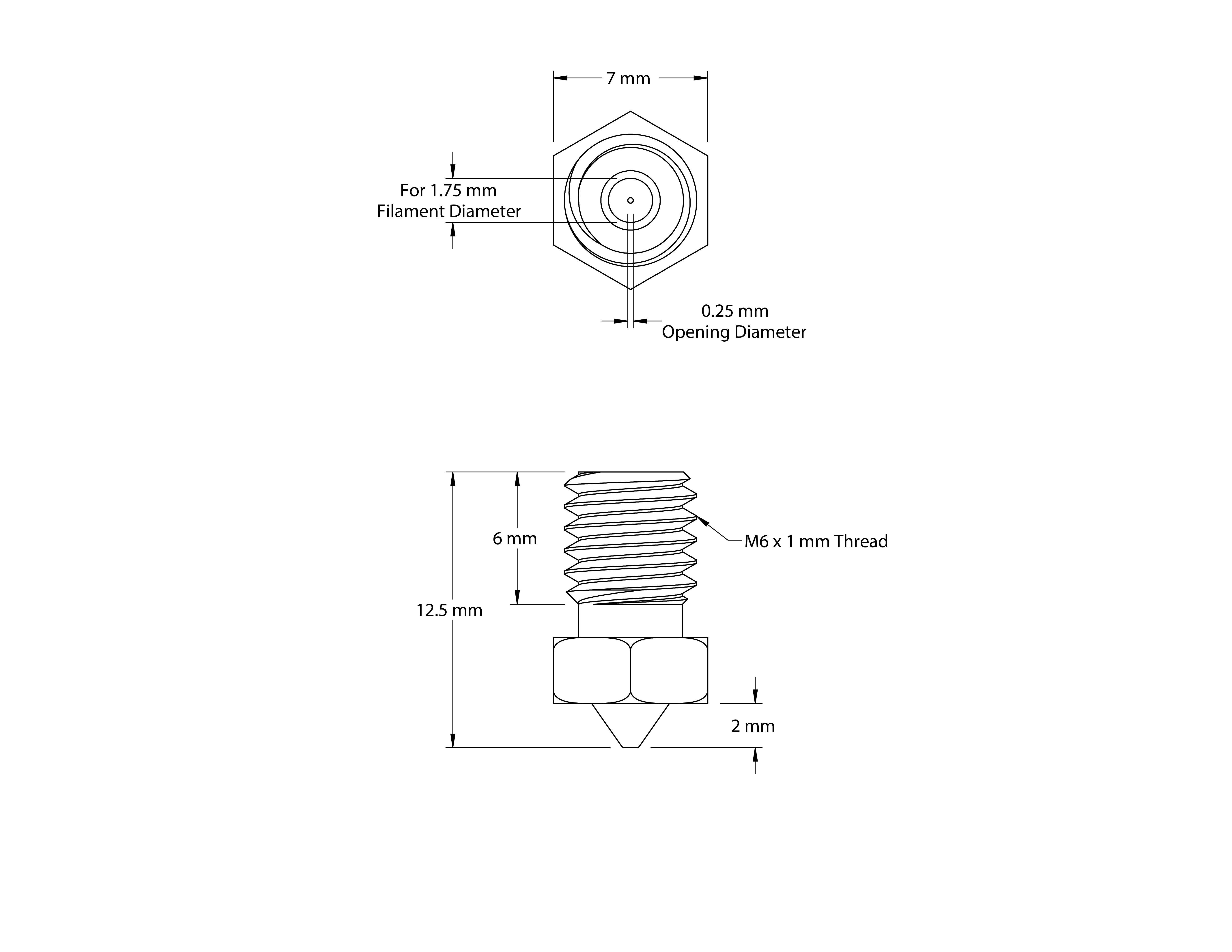 3D Printer Nozzle 3D model 3D printable | CGTrader