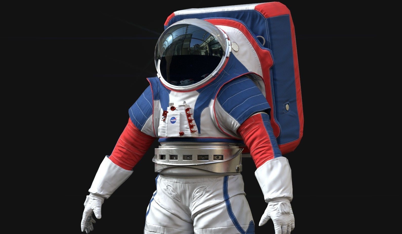 3D model Astronaut Suit NASA Artemis Programme VR / AR / low-poly ...