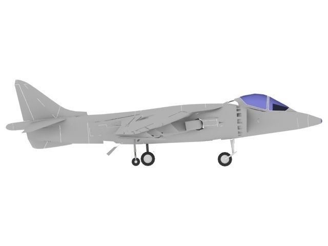 AIRCRAFT HARR free 3D model | CGTrader
