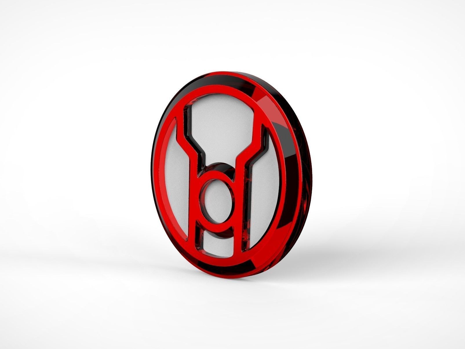 Red Lantern Logo Chest Emblem Symbol 3D model 3D printable | CGTrader