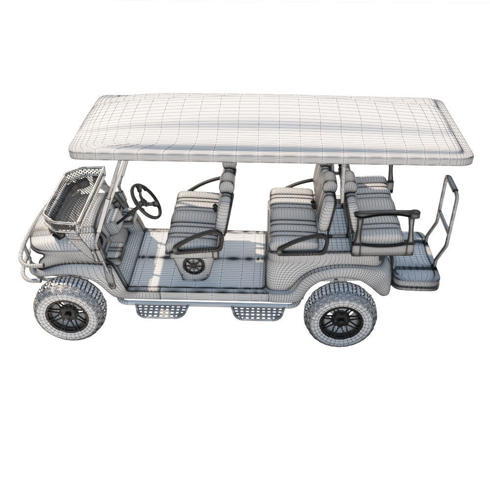 Golf Cart 3D model | CGTrader