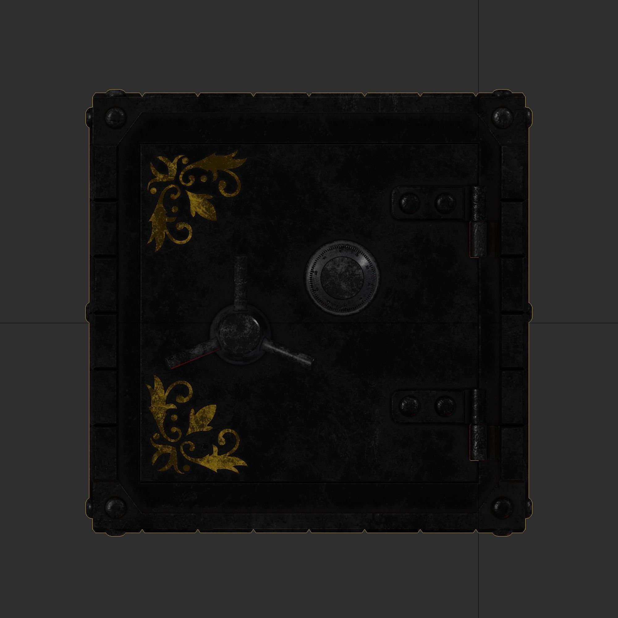 Decorative safe 3D model | CGTrader