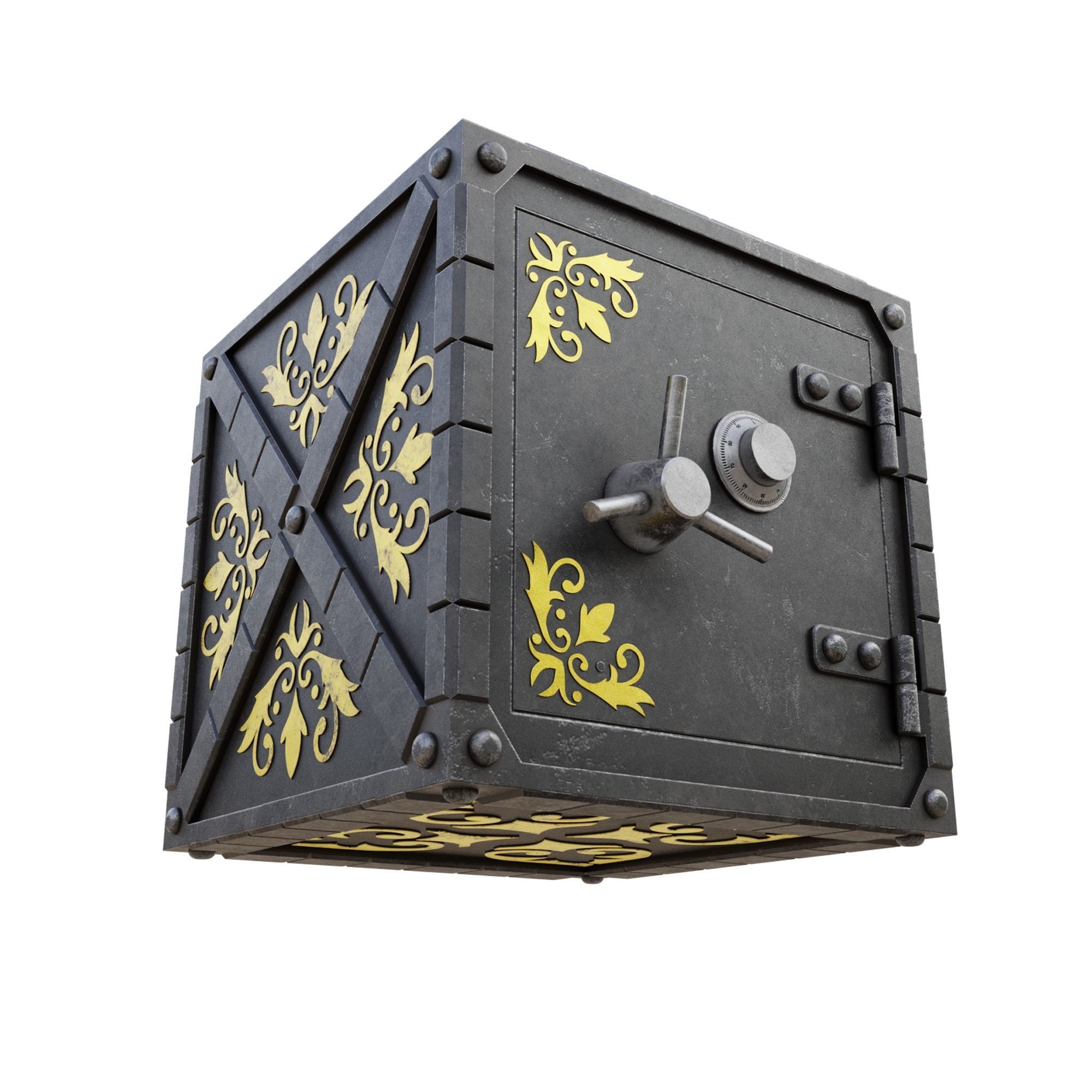 Decorative safe 3D model | CGTrader