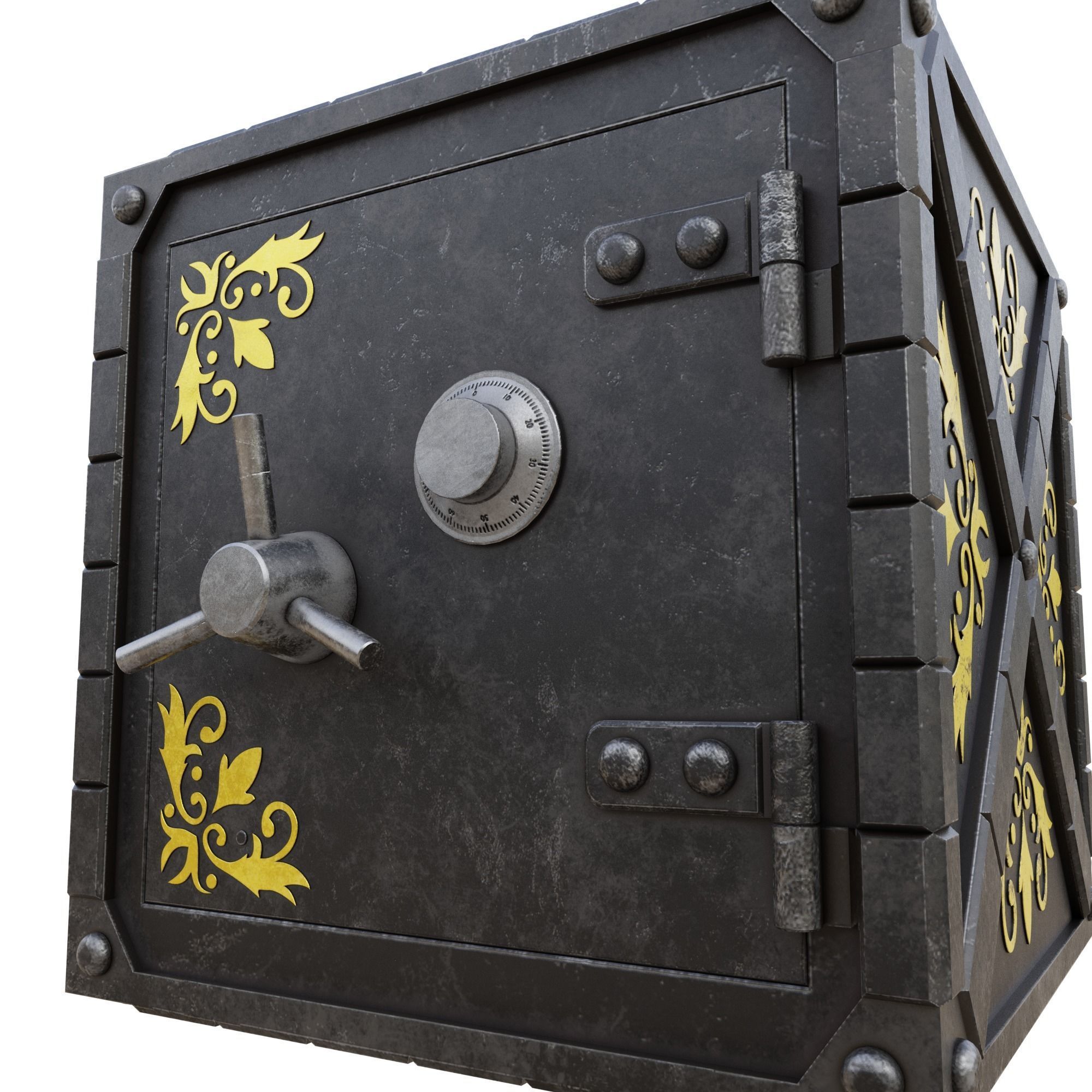 Decorative safe 3D model | CGTrader