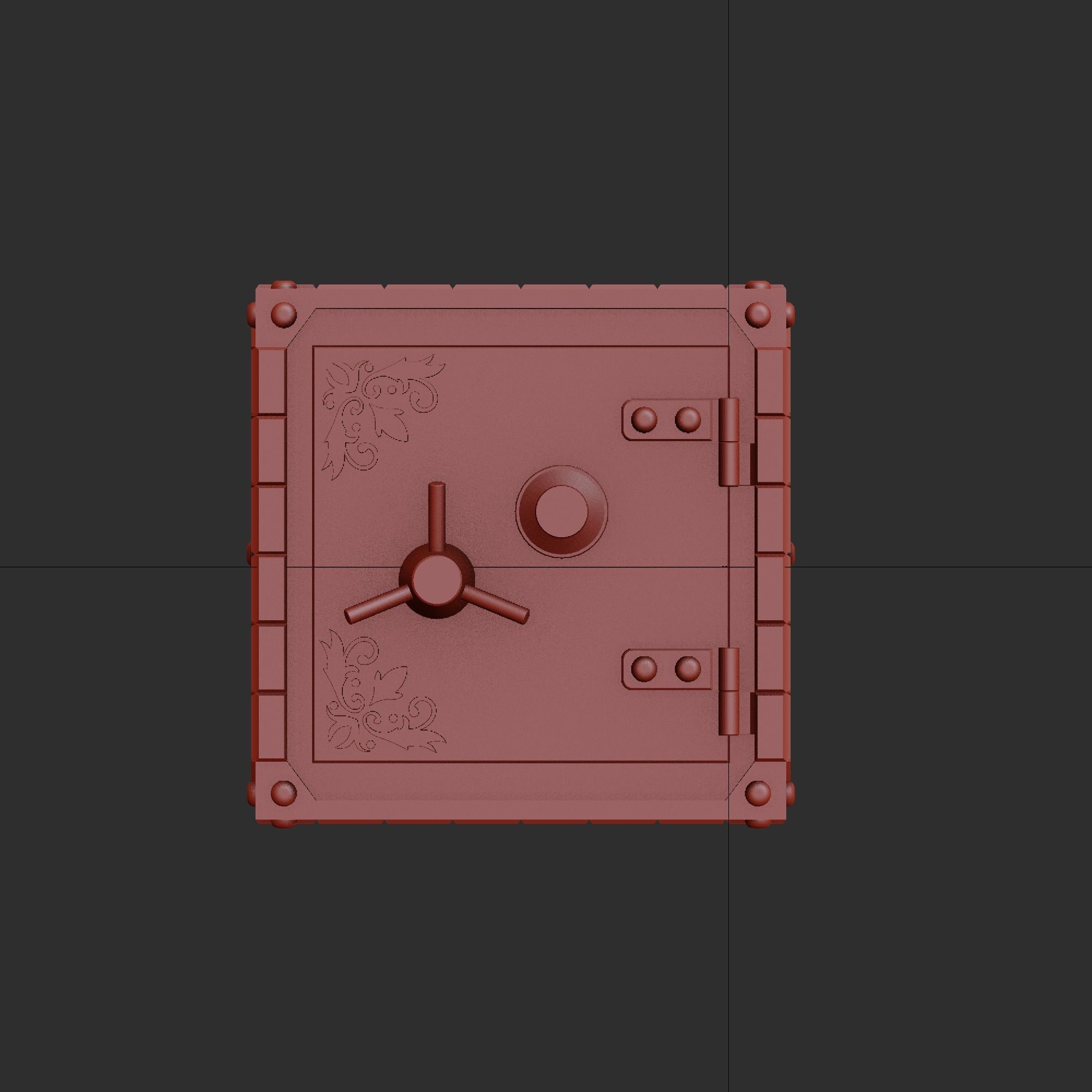 Decorative safe 3D model | CGTrader