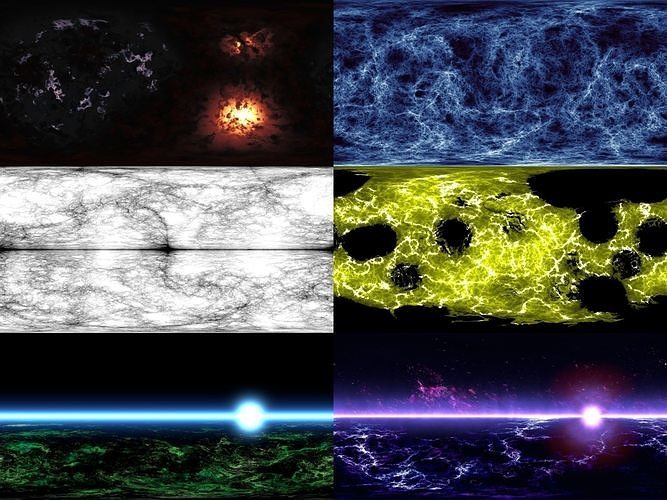 HDR Sci-Fi Space Worlds Texture | CGTrader