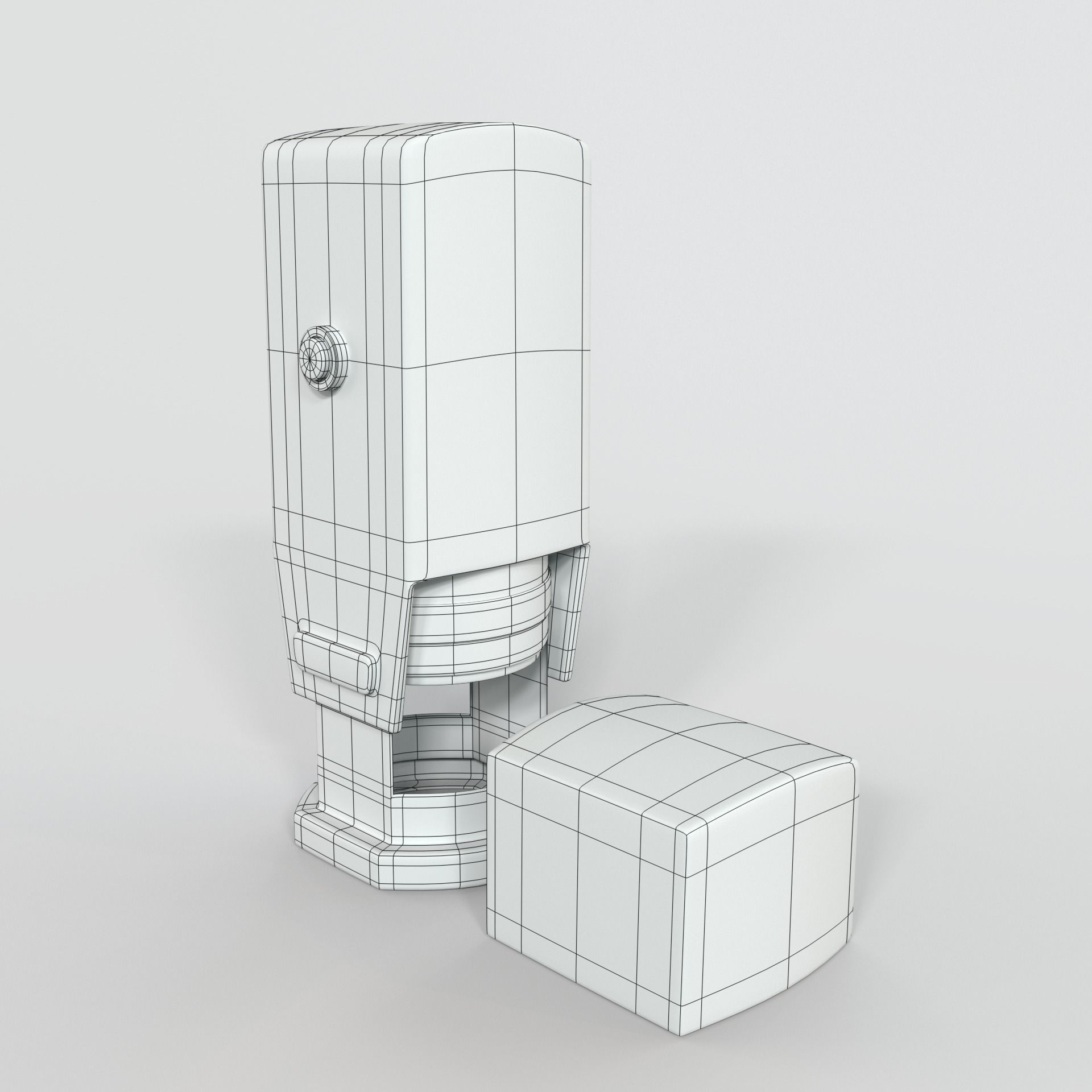 Automatic Stamp 3D model | CGTrader