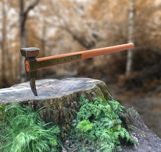 3D model medieval warpick VR / AR / low-poly | CGTrader