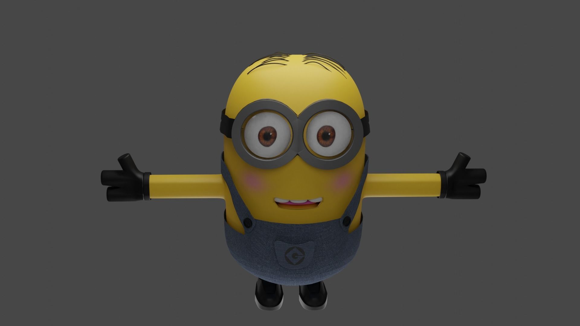 3D model of minion and rigged rigged | CGTrader