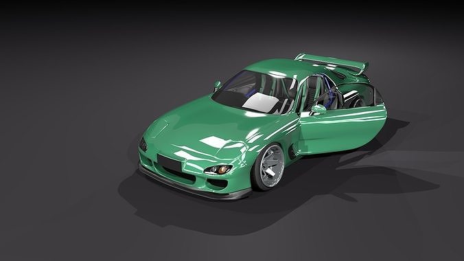 Mazda RX7 FD 3D model | CGTrader