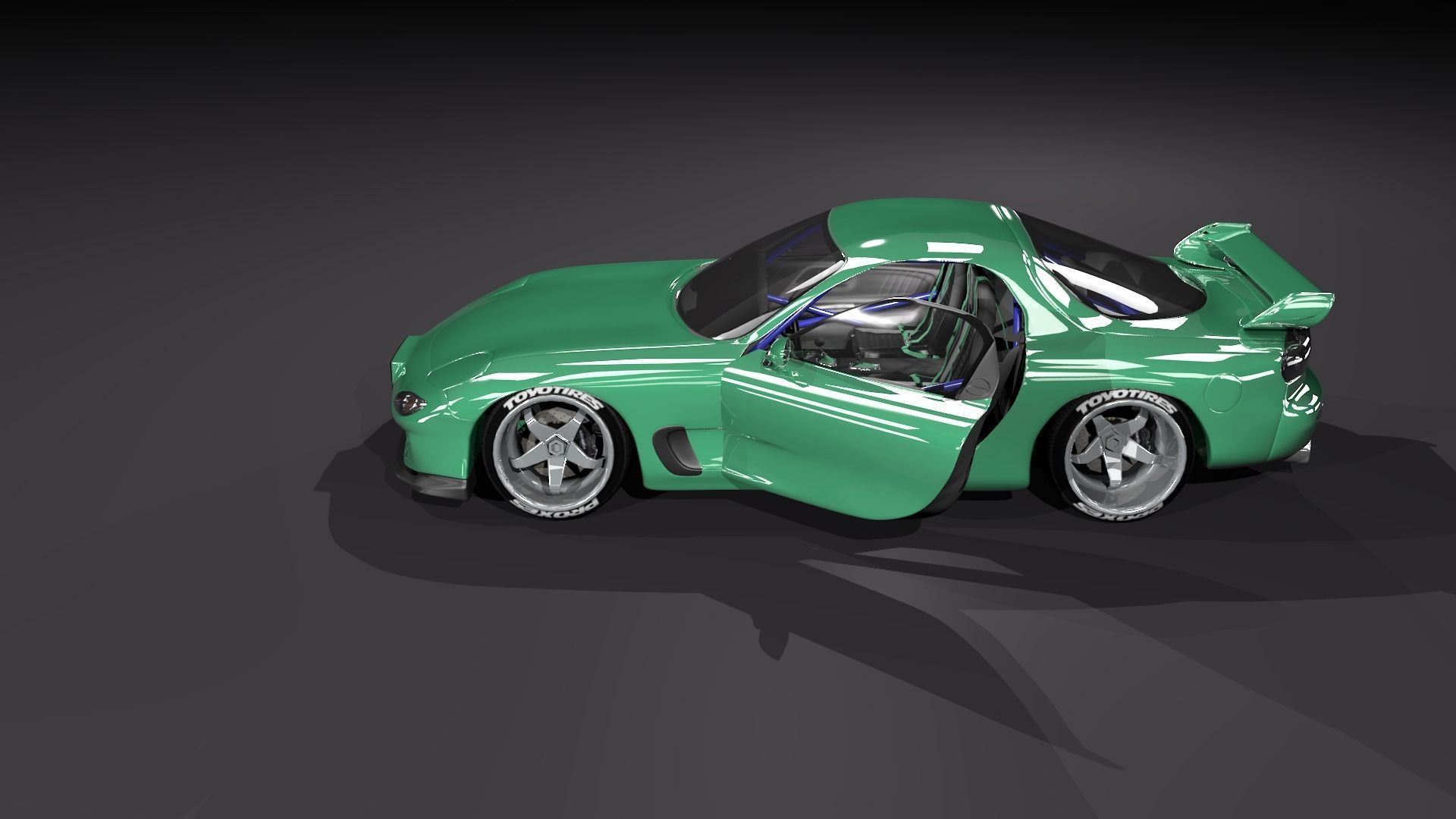 Mazda RX7 FD 3D model | CGTrader