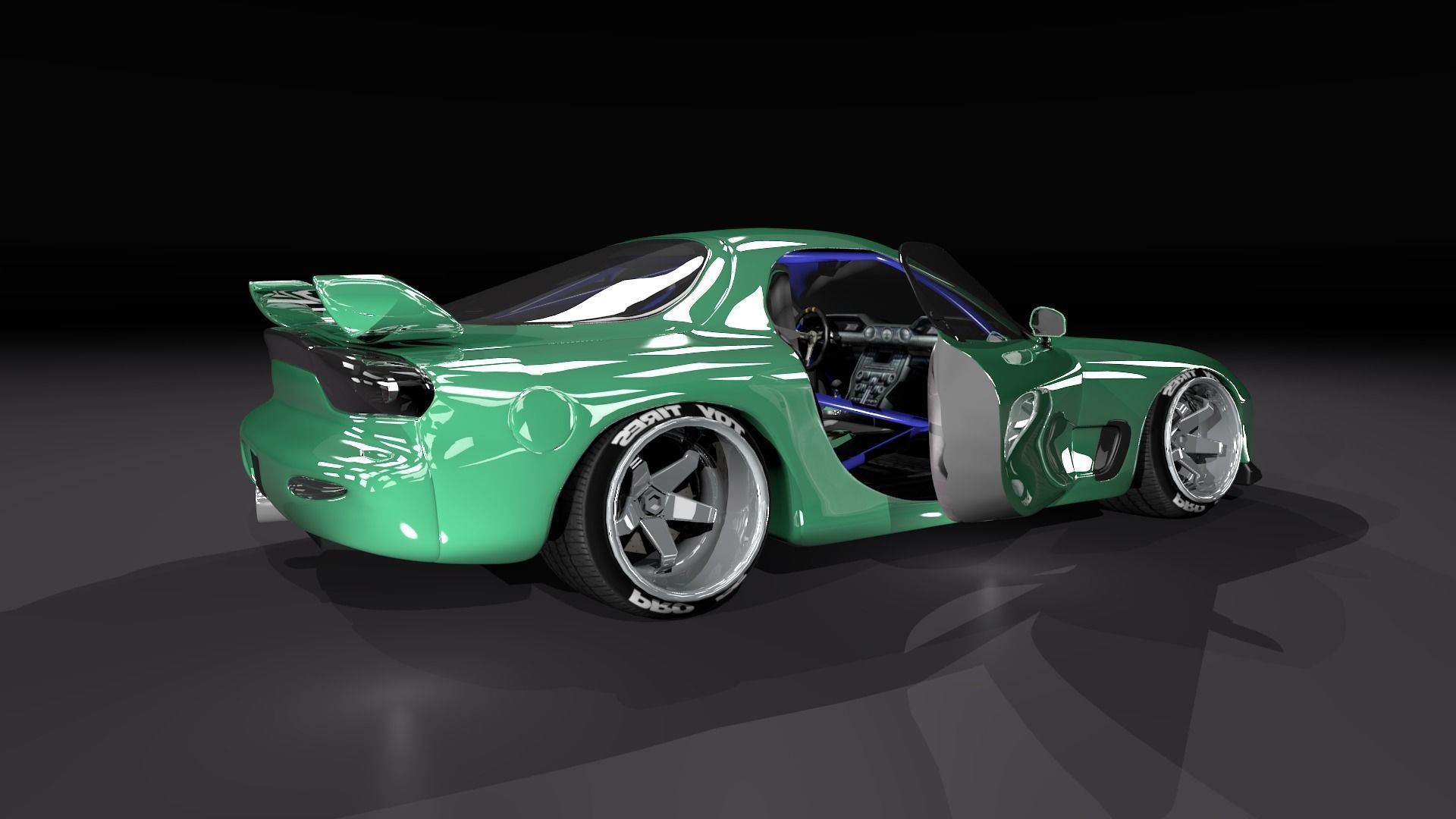 Mazda RX7 FD 3D model | CGTrader