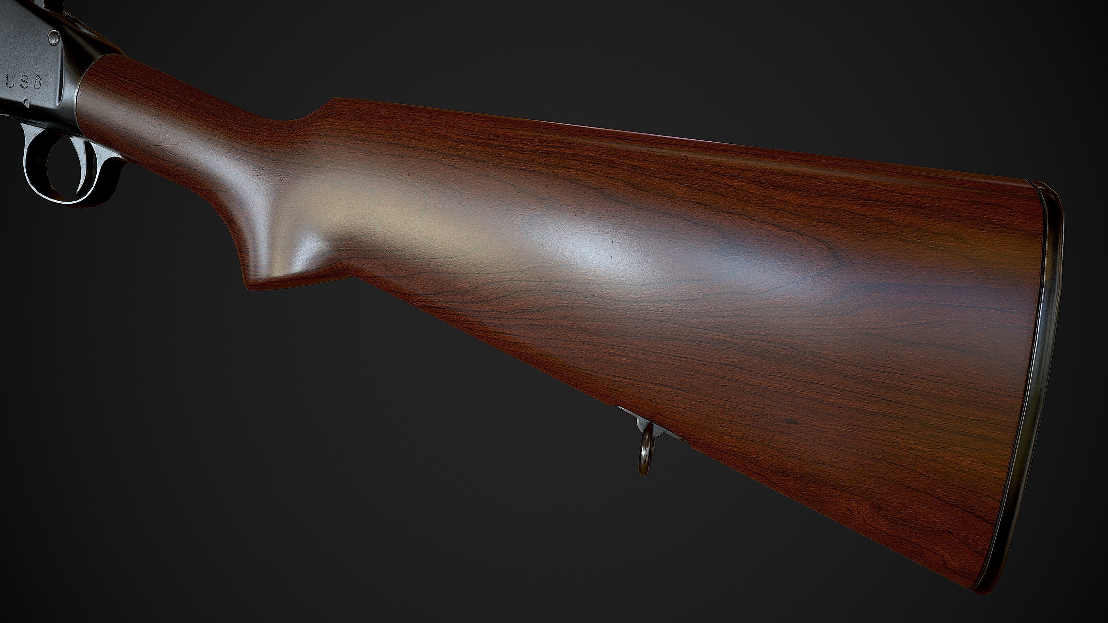3D model WINCHESTER 1897 VR / AR / low-poly | CGTrader