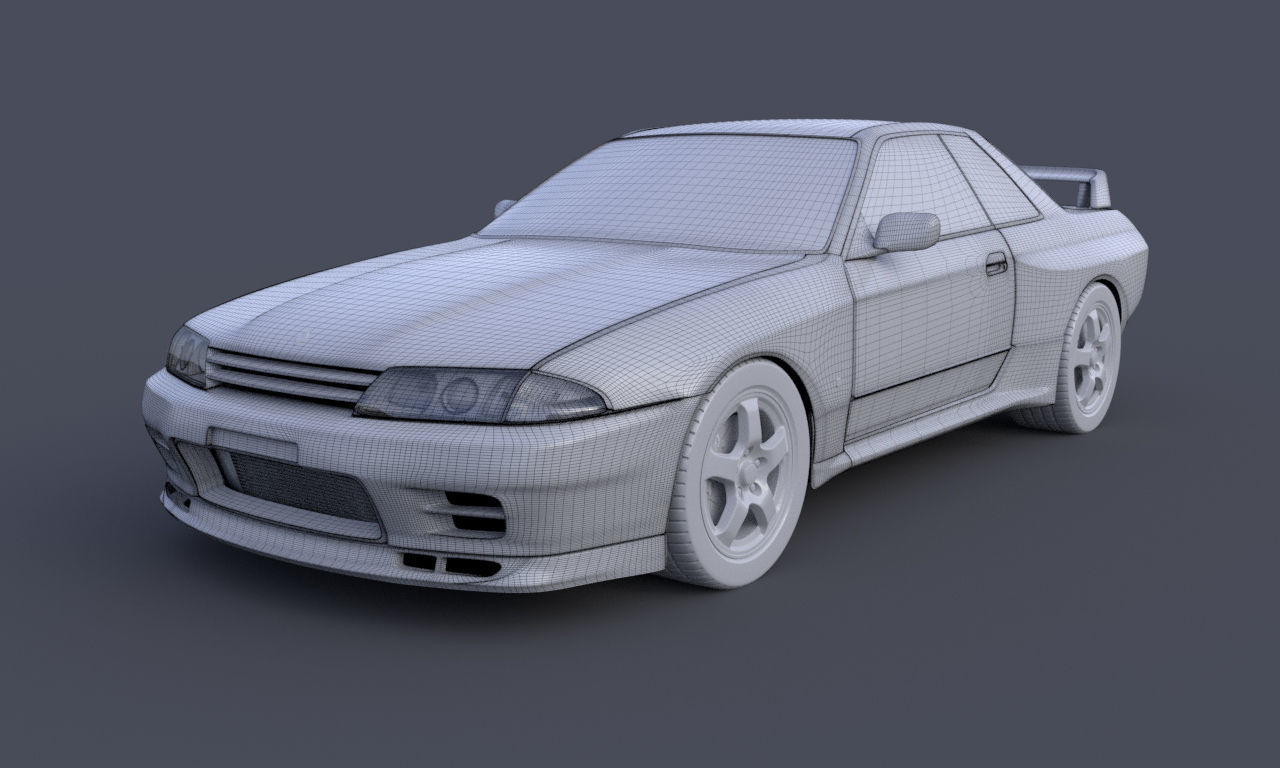 Nissan Skyline GTR R32 3D model | CGTrader