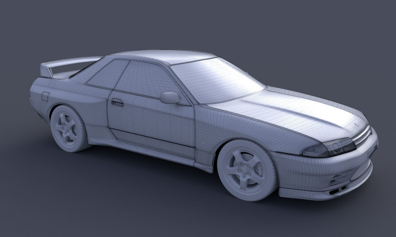Nissan Skyline GTR R32 3D model | CGTrader