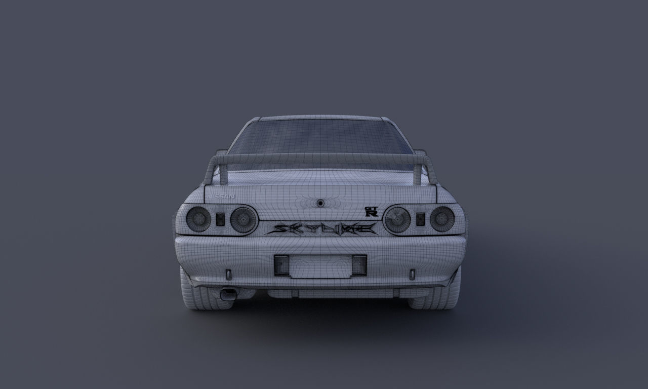 Nissan Skyline GTR R32 3D model | CGTrader