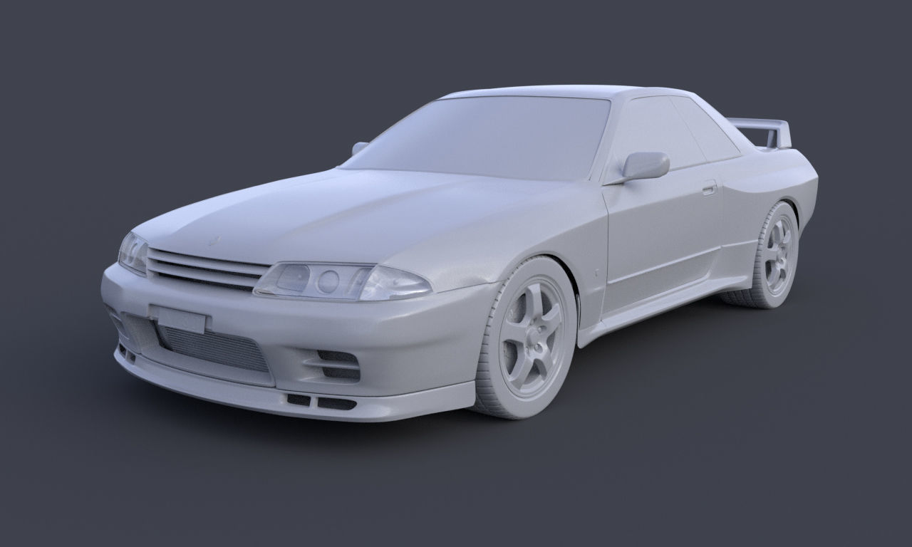 Nissan Skyline GTR R32 3D model | CGTrader