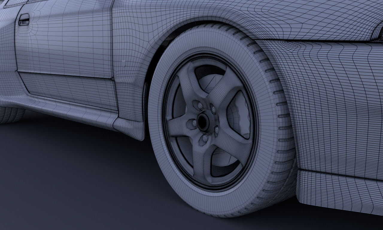 Nissan Skyline GTR R32 3D model | CGTrader