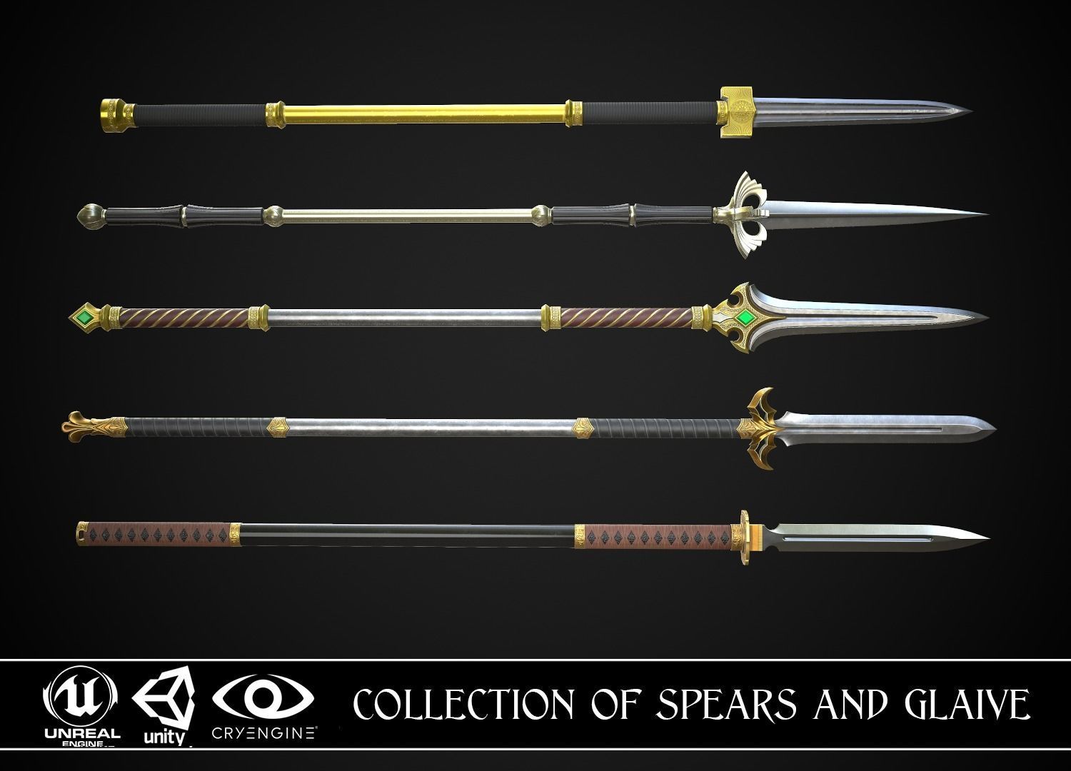 Full Collection of Melee Weapons | CGTrader