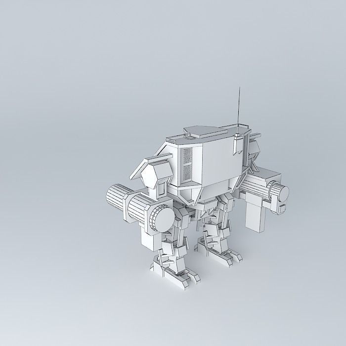 Defensive Robot free 3D model | CGTrader