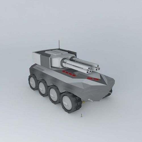 Middle heavy assault robot invasion free 3D model | CGTrader