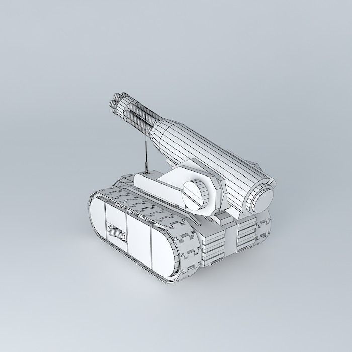 Robot gun free 3D model | CGTrader