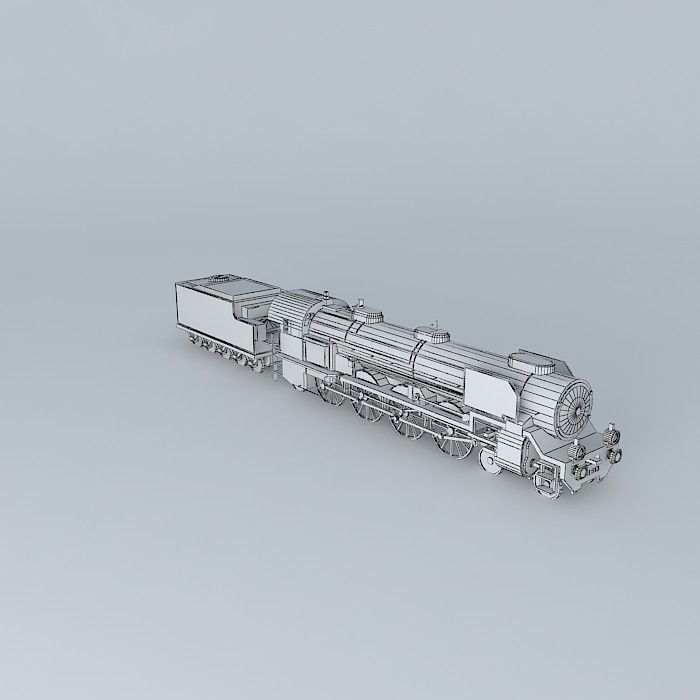 Locomotive free 3D model | CGTrader