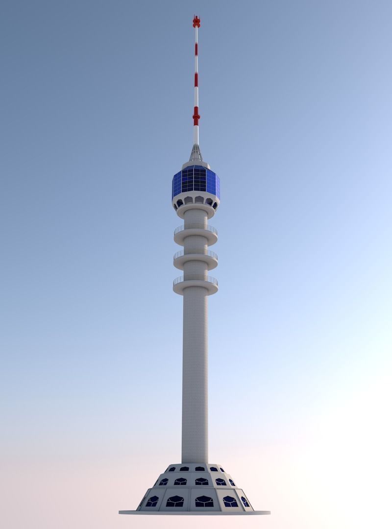 3D model Baghdad Tower landmark in baghdad iraq VR / AR / low-poly ...