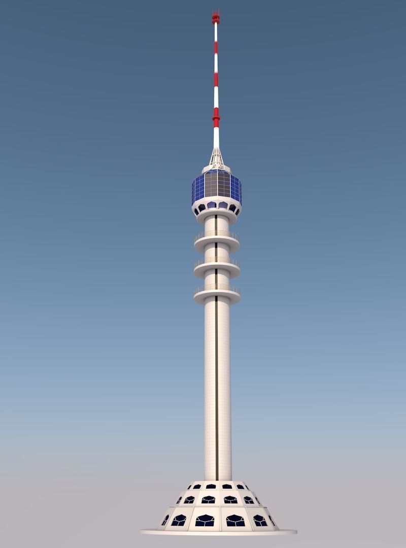 3D model Baghdad Tower landmark in baghdad iraq VR / AR / low-poly ...