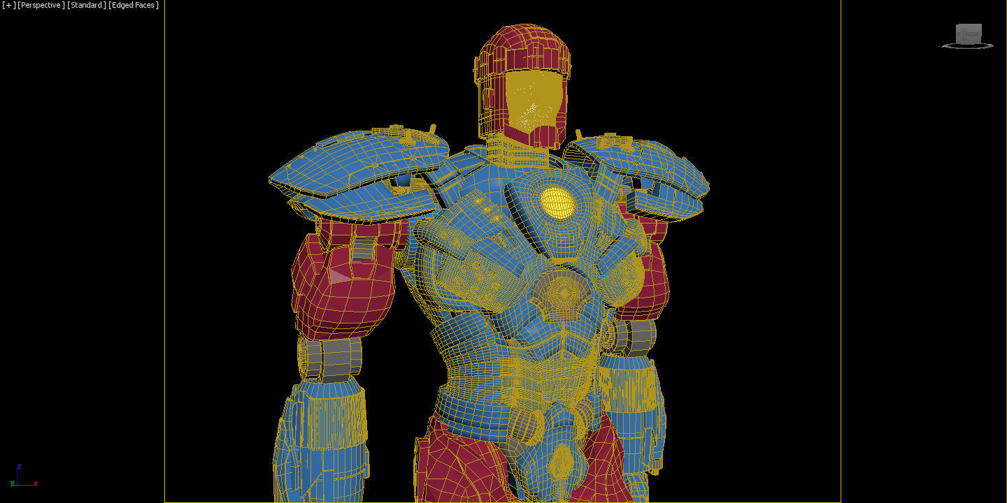 Sentinel X-men 3D model rigged | CGTrader