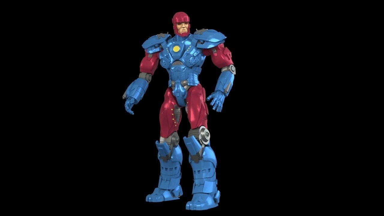 Sentinel X-men 3D model rigged | CGTrader