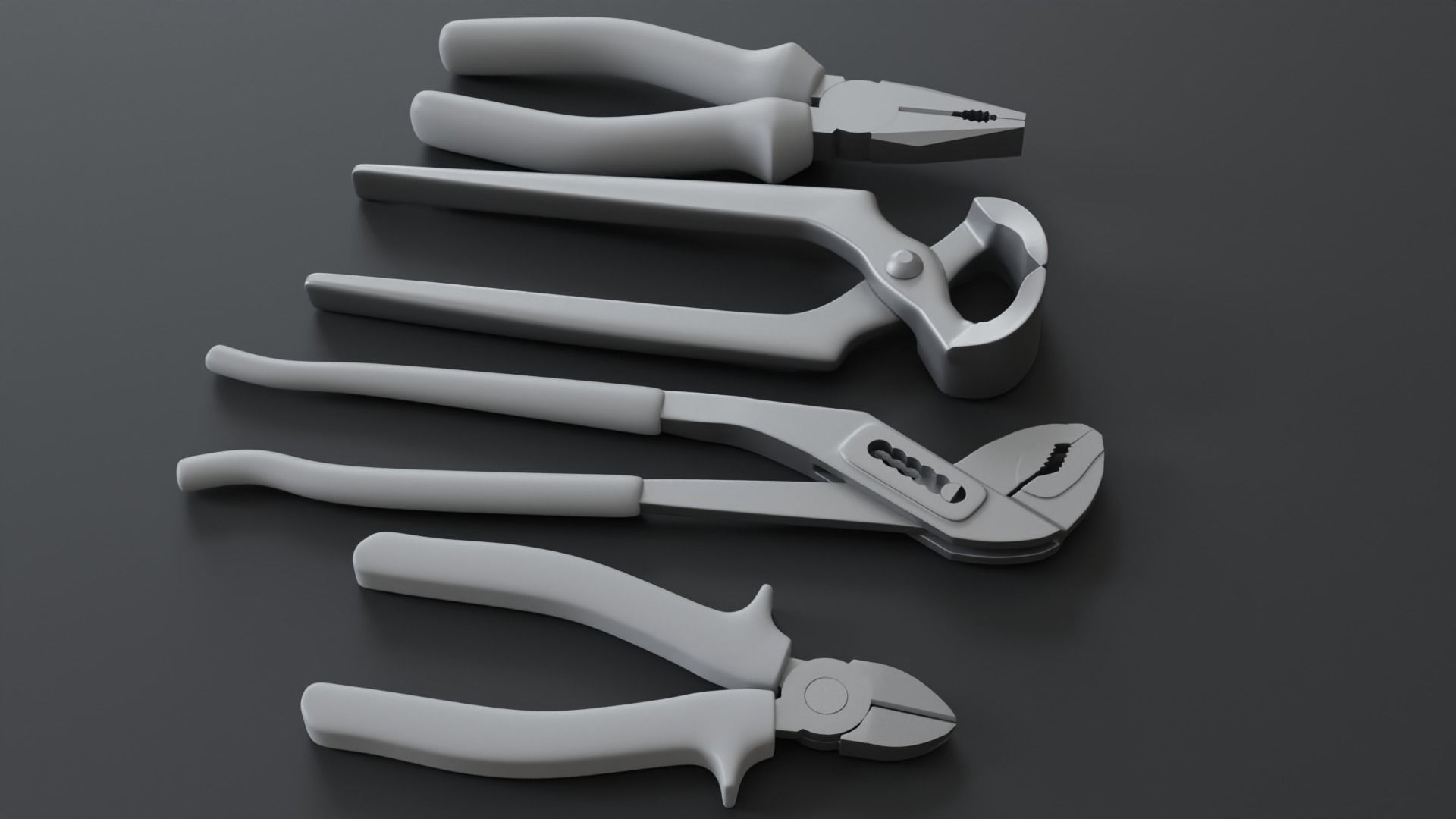 3D model Pliers Models VR / AR / low-poly | CGTrader