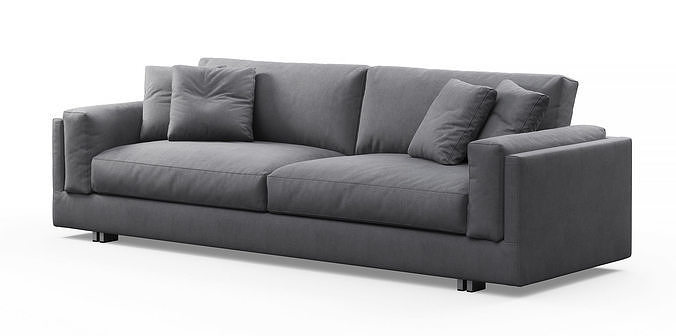 Interface Mama 2-seat Sofa 3D model | CGTrader