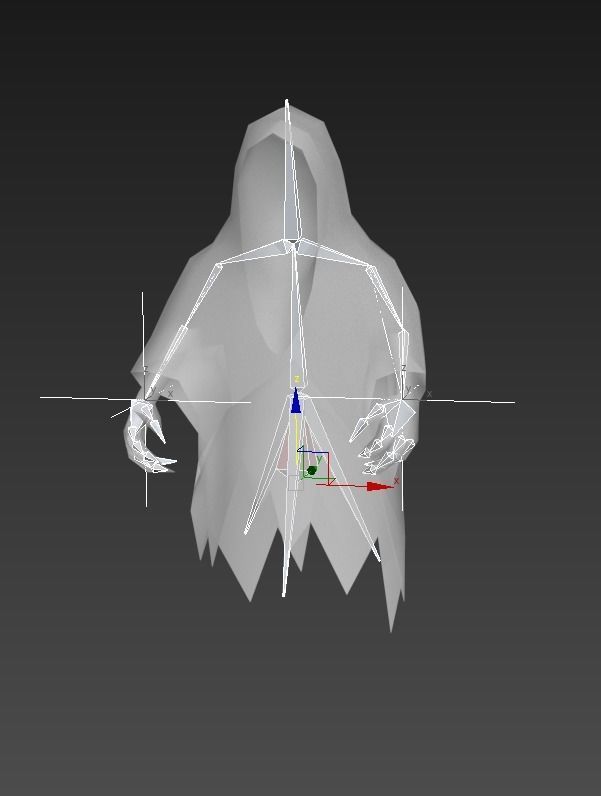 Ghost enemy with animations 3D model animated rigged | CGTrader